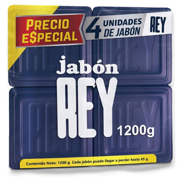 Jabon Rey 300g X4