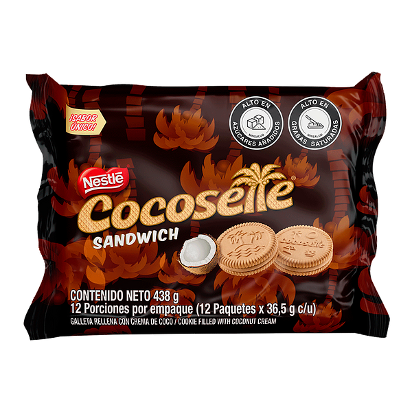 Galletas Cocosette Sandwich X12